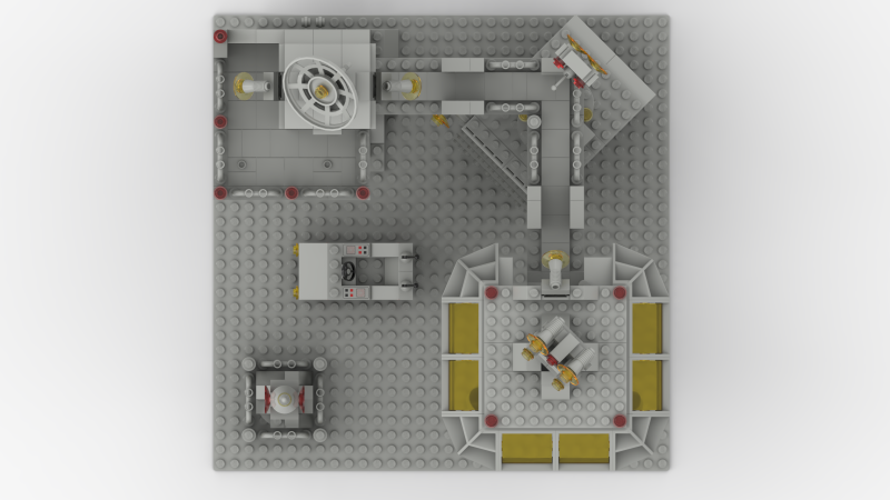 LEGO MOC PCS201 Classic Space Watchtower and Surveillance Base with ...