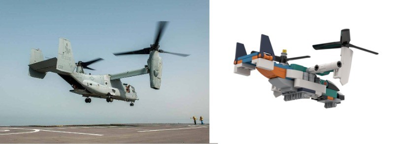 LEGO MOC 42117+31099 Bell-Boeing V-22 Osprey v2.0 REVIEWED VERSION by ...