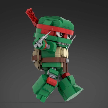 LEGO MOC-166791 TMNT-RAPHAEL by choi_dambaek | Rebrickable - Build with ...