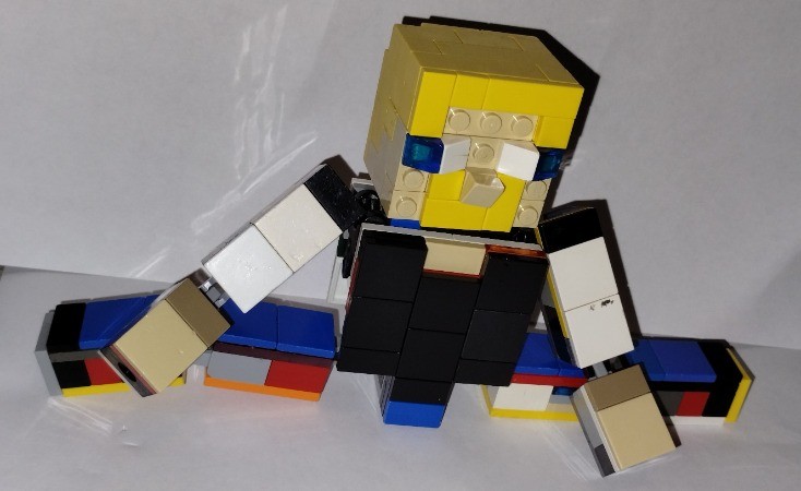 LEGO MOC Posable Minecraft Figure: Diamond Armor by Space_Steave ...