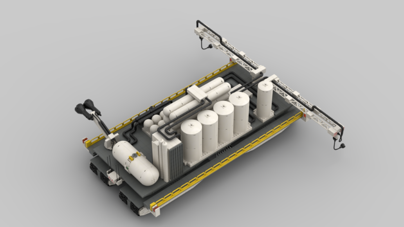 LEGO MOC Mobile Refinery by Futurism_Lego | Rebrickable - Build with LEGO