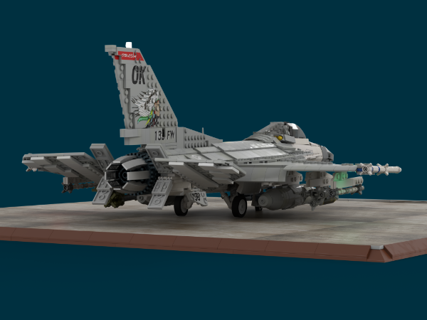 LEGO MOC F-16 BLOCK 30 Fighting Falcon by Czifi | Rebrickable - Build ...