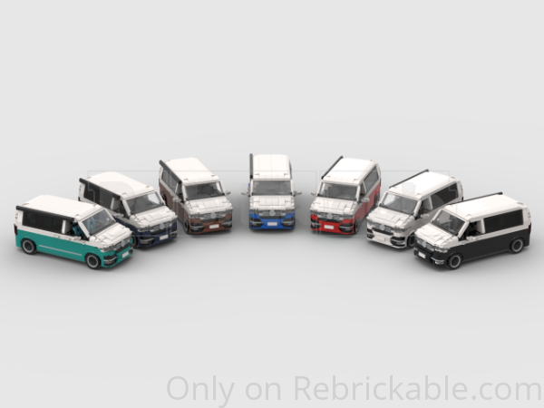 LEGO MOC-139669 Volkswagen T6.1 California by huan3176 | Rebrickable ...