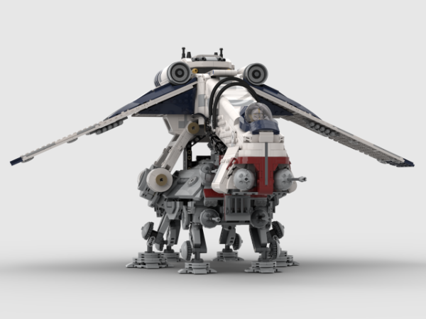 LEGO MOC Republic Dropship V2 (Works with 2008, 2013, AND 2022 AT-TEs ...
