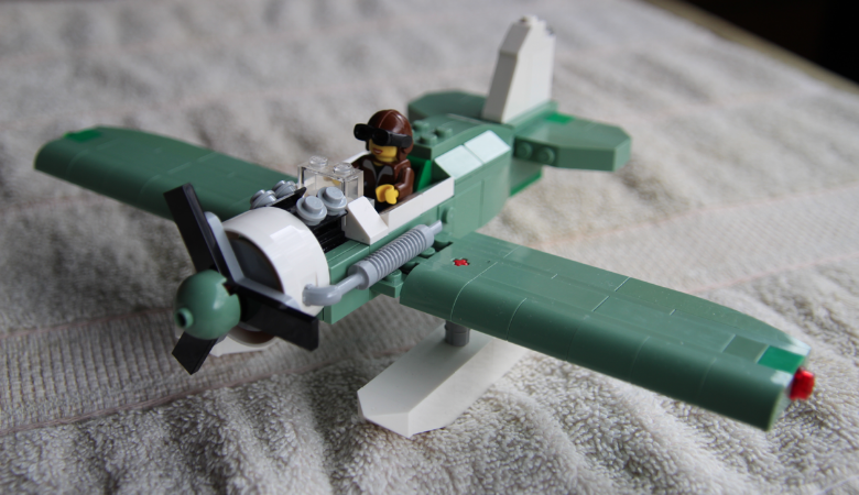 LEGO MOC Vintage airplane by Friendly Orc | Rebrickable - Build with LEGO