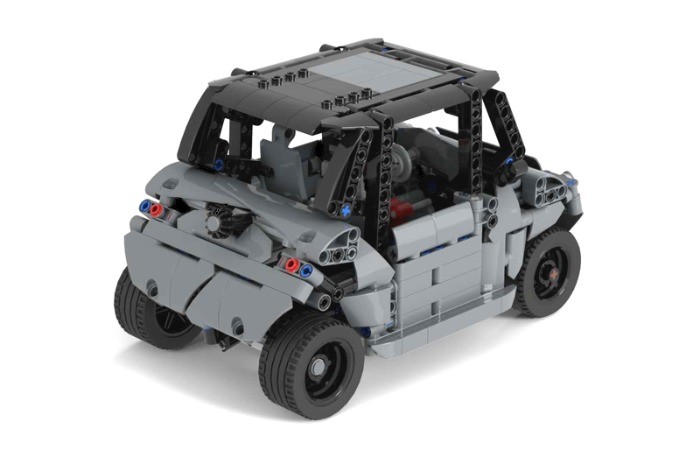 LEGO MOC 42173 Citroen Ami by EduViPe | Rebrickable - Build with LEGO
