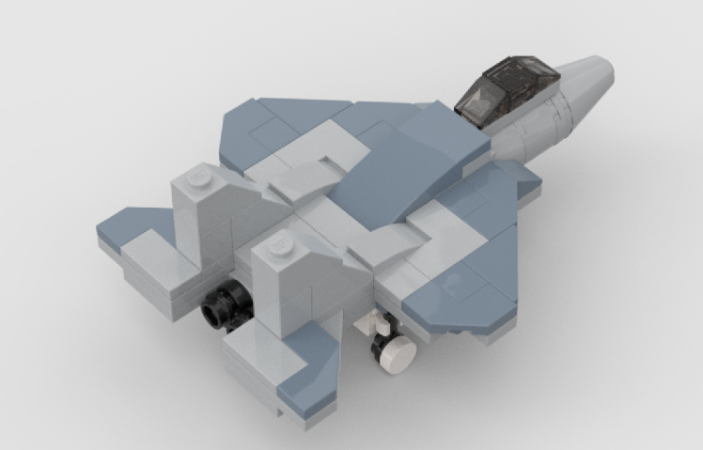 LEGO MOC Mini F-15E Strike Eagle by Maverick-brickz | Rebrickable ...