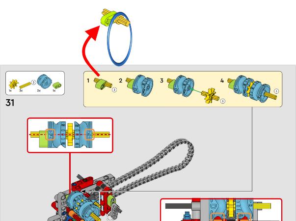 LEGO MOC Panigale V4S - Gear Indicator by 3run0 | Rebrickable - Build ...