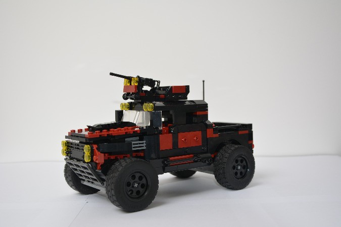 LEGO MOC DEMOLITION JEEP by TheBrickTechnician | Rebrickable - Build ...