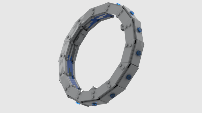 LEGO MOC-174891 HALO Ring by Texta217 | Rebrickable - Build with LEGO