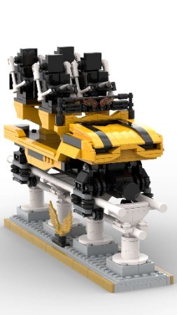 LEGO MOC ROLLERCOASTER - HYPERIA - Thorpe Park by Coasters.bricks ...