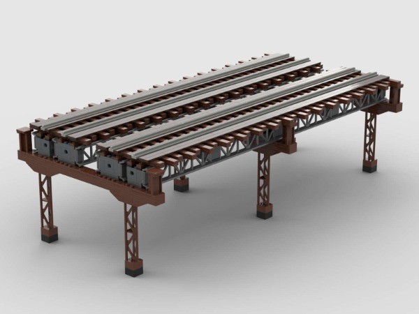 LEGO MOC Beam Pillar Wide series: A/B (Reddish brown) by EMRE_04 ...