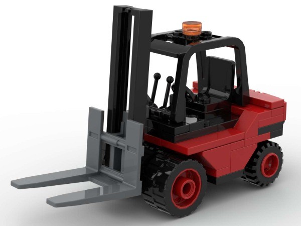 LEGO MOC Forklift by FunkyBricks | Rebrickable - Build with LEGO