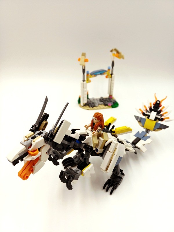 LEGO MOC-243469 Horizon Clawstrider Attack 77037 Alternate by Kaelfros ...