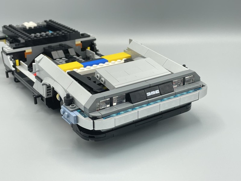 Review: 10300-1 - Back to the Future Time Machine | Rebrickable - Build ...