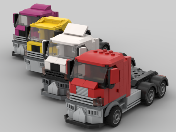 LEGO MOC Vintage Cabover by HaulingBricks | Rebrickable - Build with LEGO