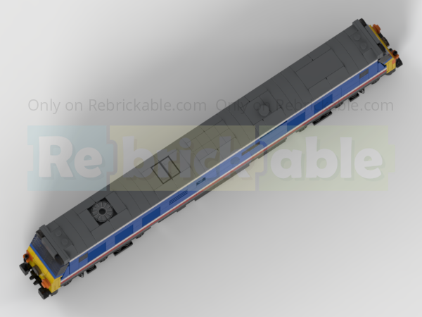LEGO MOC 4-Wide BR Class 50 Diesel Locomotive Train In Network ...