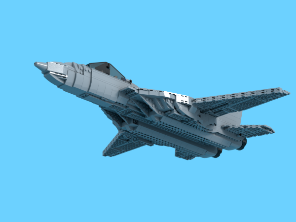 LEGO MOC Grumman F-14 1/34 scale (FREE) by Brickblins | Rebrickable ...