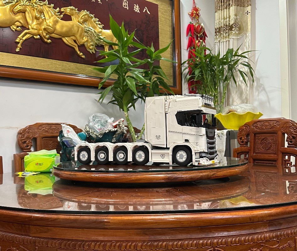 LEGO MOC SCANIA 770s 10x4 tractor(red) by LingKong | Rebrickable - Build with LEGO