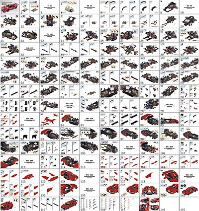 LEGO MOC 42125 페라리 488 GTE RC MOD for Power Function Motors by otrans ...