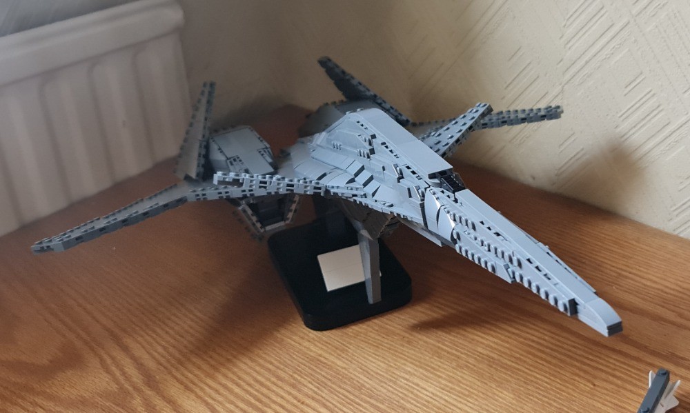 LEGO MOC-215032 1:35 Scale ADF-01 Falken by HandSolo99 | Rebrickable ...