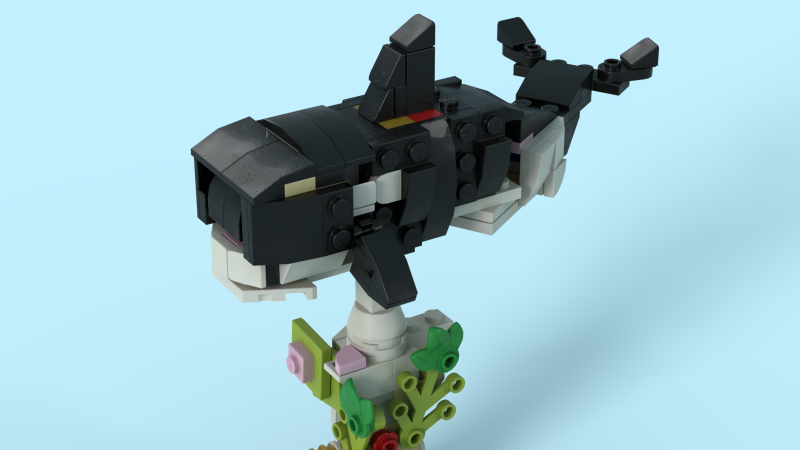 LEGO MOC Orca re-moc by Renbo | Rebrickable - Build with LEGO
