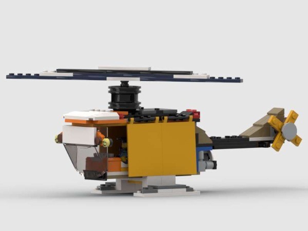 LEGO MOC 60387 Helicopter by dLegooo | Rebrickable - Build with LEGO