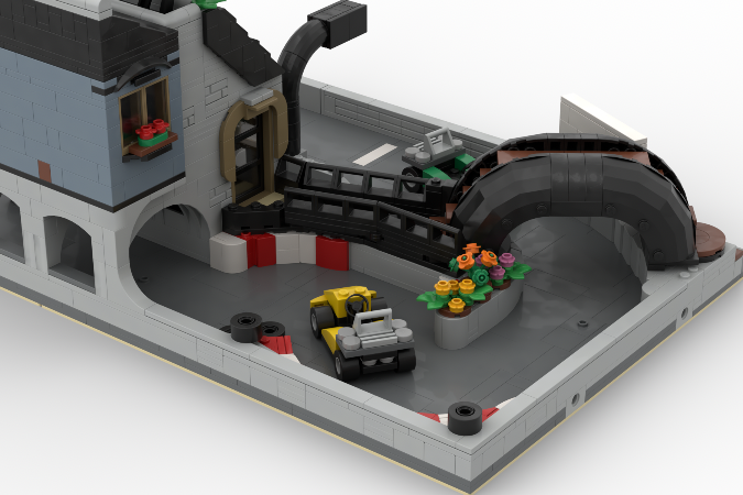 LEGO MOC Modular Go Kart Track by Al3xW40 | Rebrickable - Build with LEGO