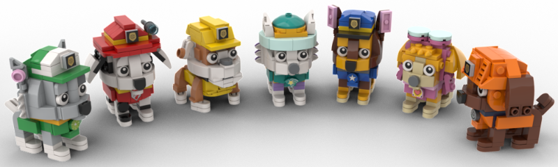 LEGO MOC Paw Patrol - Bundle by abracada_brick | Rebrickable - Build ...