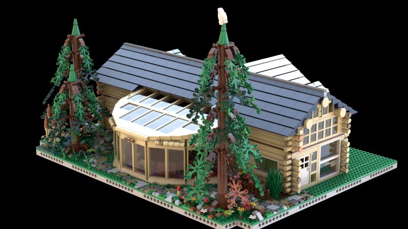 LEGO MOC Forest cabin Loghome 2 by The_Forester | Rebrickable - Build ...