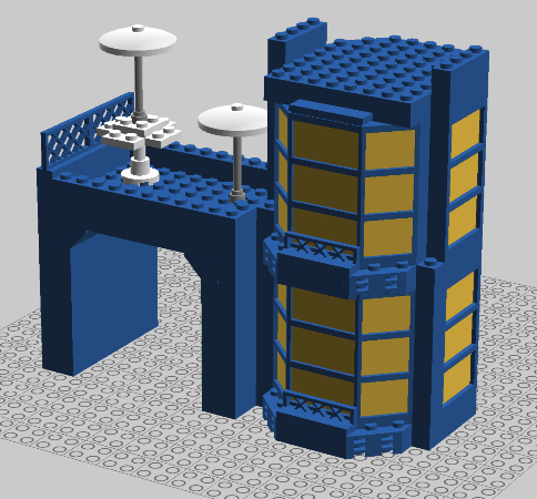 LEGO MOC LEGO Loco - Blue House by feebtube | Rebrickable - Build with LEGO