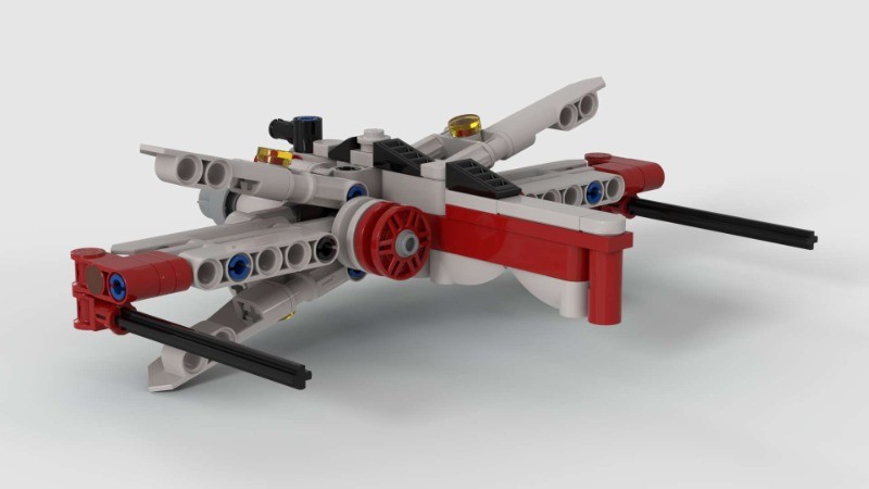 LEGO MOC TECHNIC mini ARC-170 starfighter Enhanced version by pins_n ...