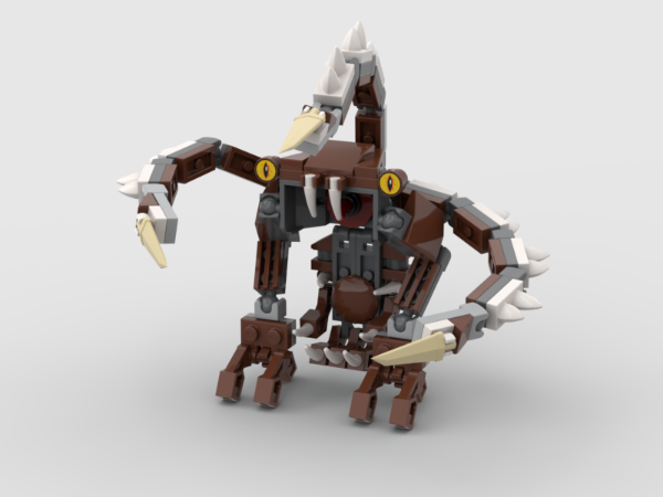 LEGO MOC-180132 Big mouth Monster by McMOC | Rebrickable - Build with LEGO