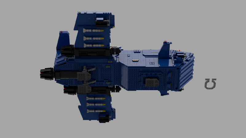 LEGO MOC Thunderhawk Gunship 40K by StebO | Rebrickable - Build with LEGO