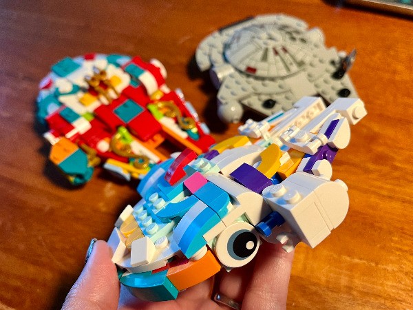 LEGO MOC Rainbow Falcon by Luke_Bricks82 | Rebrickable - Build with LEGO