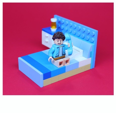 LEGO MOC Lego bed 02 - Rich kid model by bloco_de_ideias | Rebrickable ...
