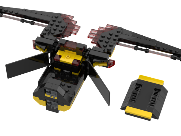 LEGO MOC Blacktron BX-9 "Buzzard" by Brick_Lizard | Rebrickable - Build ...