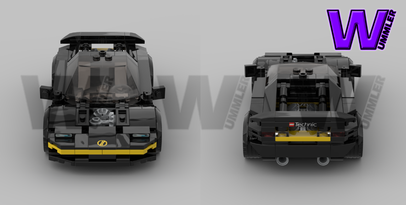 LEGO MOC-222063 8880 Super Car Tribute by Wummler | Rebrickable - Build ...