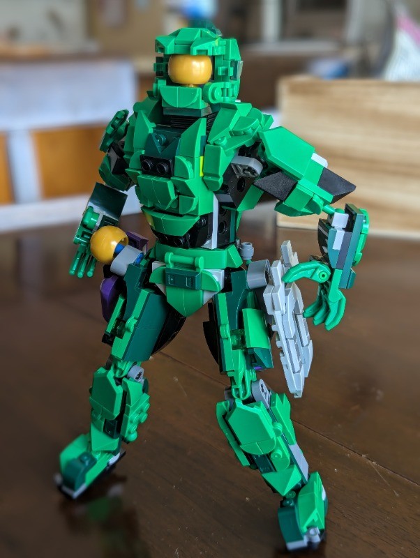LEGO MOC-227416 Halo Master Chief 117 by CreationCaravan (Brad Barber ...