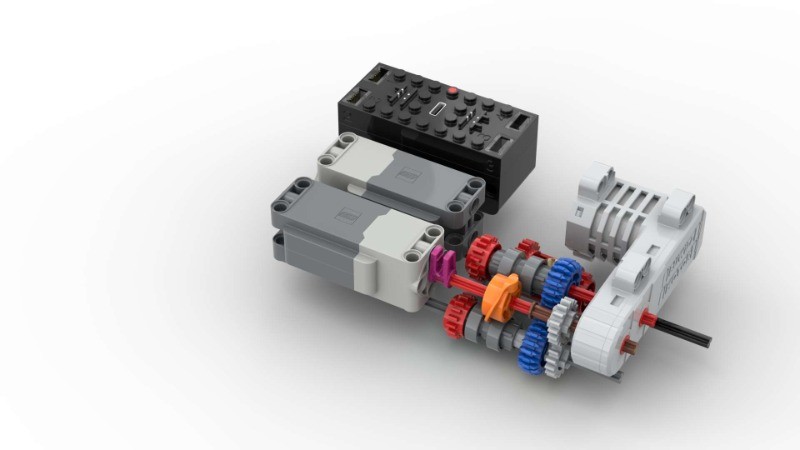 LEGO MOC-161603 All-in-One (LEGO 4X4 motorization) by SimplyLegoTechnic ...