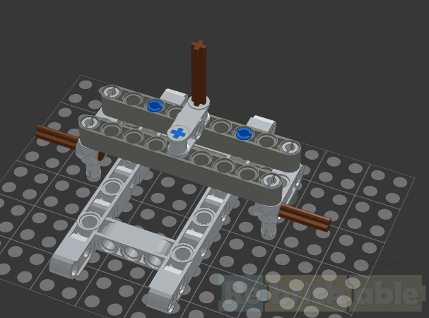 LEGO MOC Rack and Pinion Steering (Simple) by jbeisser | Rebrickable ...