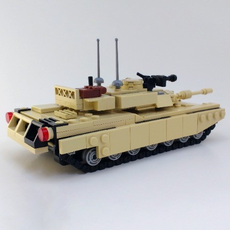 LEGO MOC M1A1 Abrams Tank by curtydc | Rebrickable - Build with LEGO