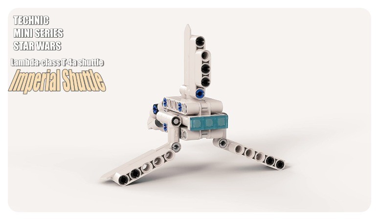 LEGO MOC TECHNIC mini Imperial Shuttle by pins_n_liftarms | Rebrickable ...