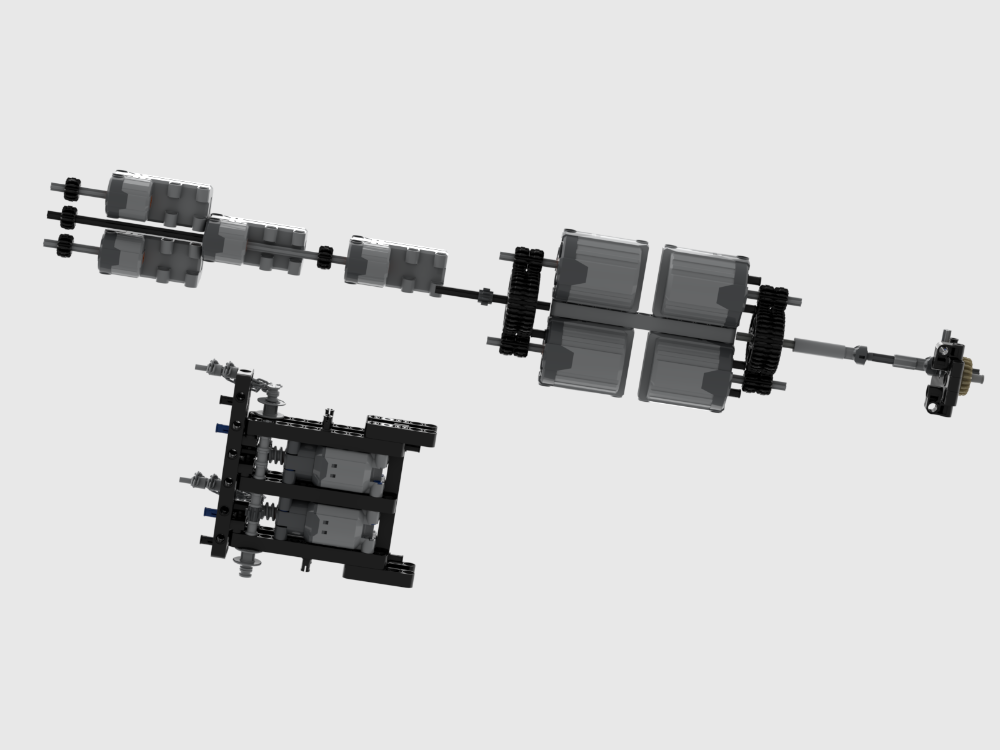 LEGO MOC-243111 Mercedes-Benz Military Truck -Arocs 8x8 4663 white ...