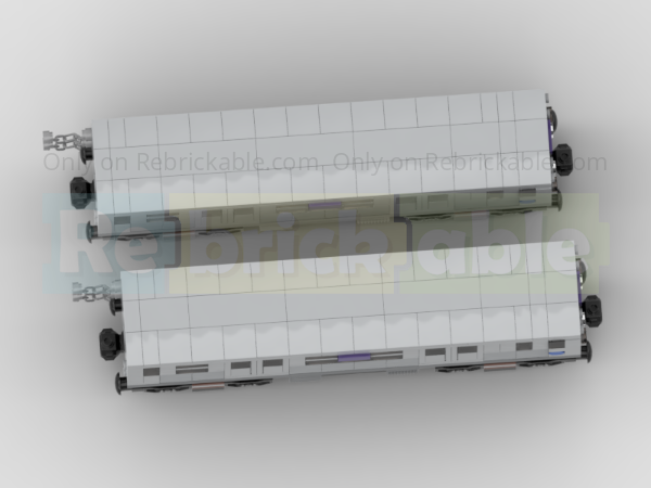 LEGO MOC-172552 CTA 5000 Series 2-Carriage Chicago L Train - Dummy ...