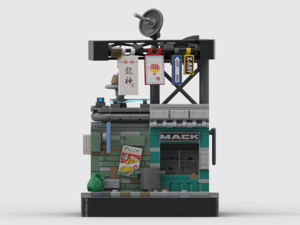 LEGO MOC Cyberpunk style building by MielDB | Rebrickable - Build with LEGO