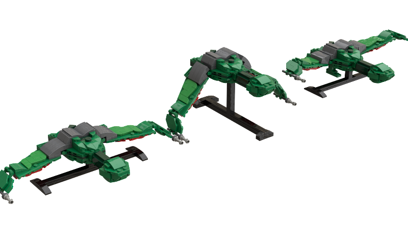 LEGO MOC Klingon Bird of Prey by hyphencubed | Rebrickable - Build with ...