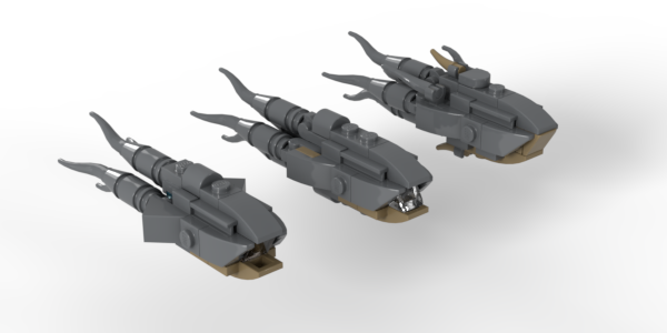 LEGO MOC Micro Diorama : T-6 Shuttle with Purrgils into the Hyperspace ...