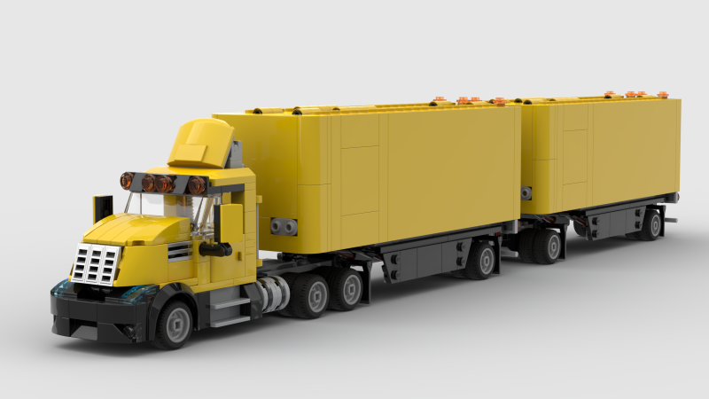 LEGO MOC-201000 STAA doubles trailer by phigeon | Rebrickable - Build ...