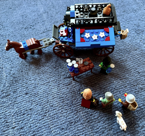 LEGO MOC Snake Oil Seller Carriage - Western | Cowboys | Lone Ranger ...